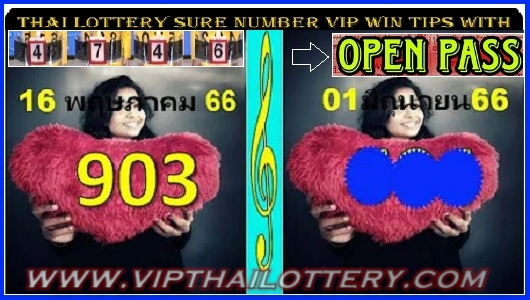 Thai Lottery Sure Number Vip Win Tips Open 01 June 2023