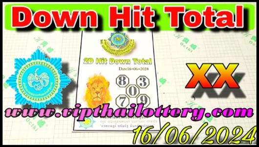 Thailand Lotto Open Game Down Hit Total Win Tips 16/6/224