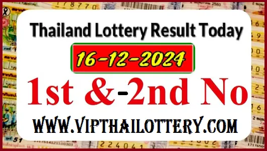 Thailand Lottery Result Today Prize Winner List 16-12-2024