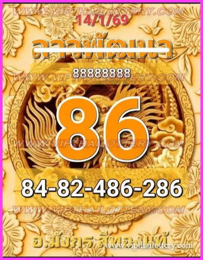Thailand Lottery 17 January 2026 First Prize Detail